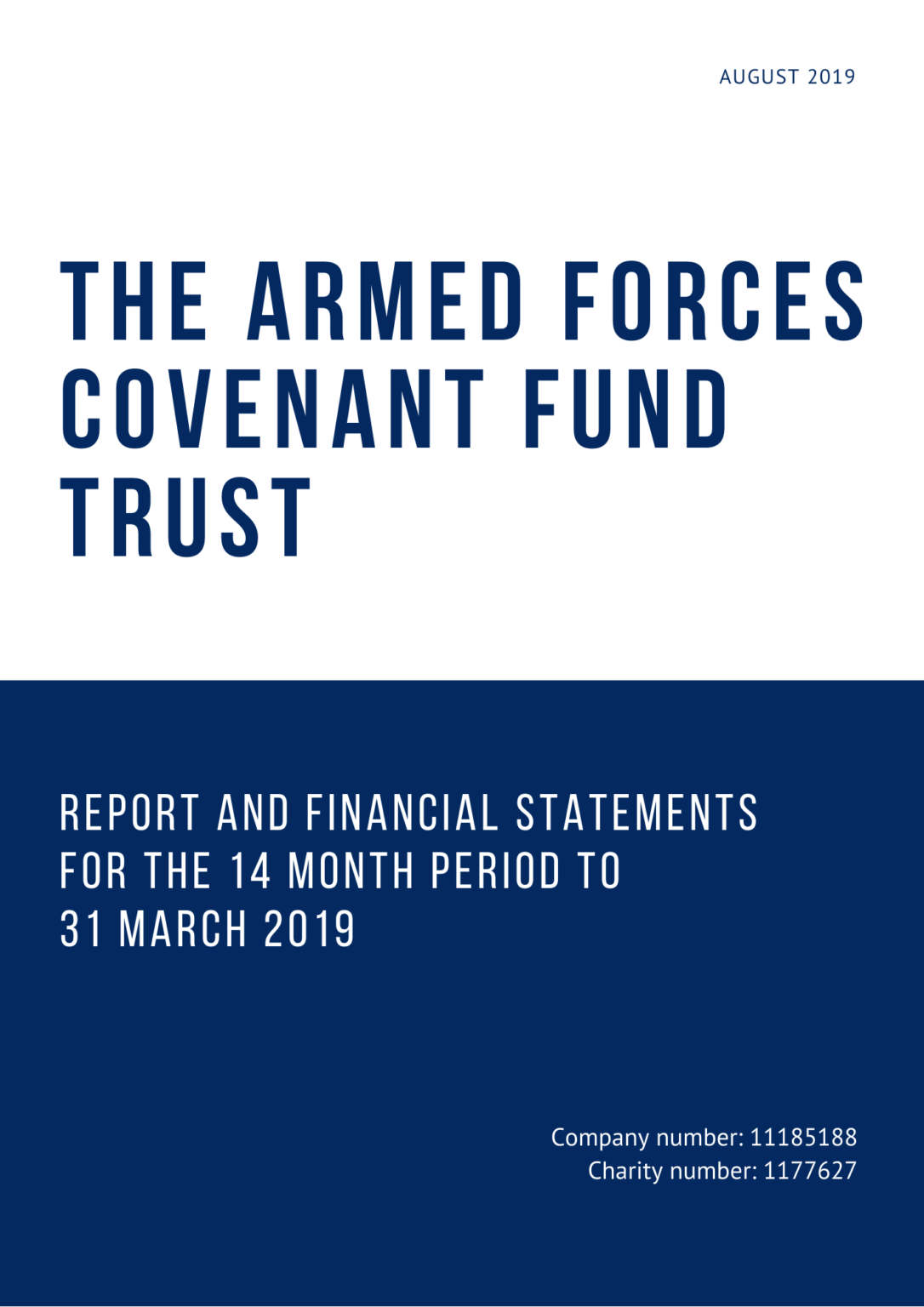 Annual reports : Armed Forces Covenant Fund Trust