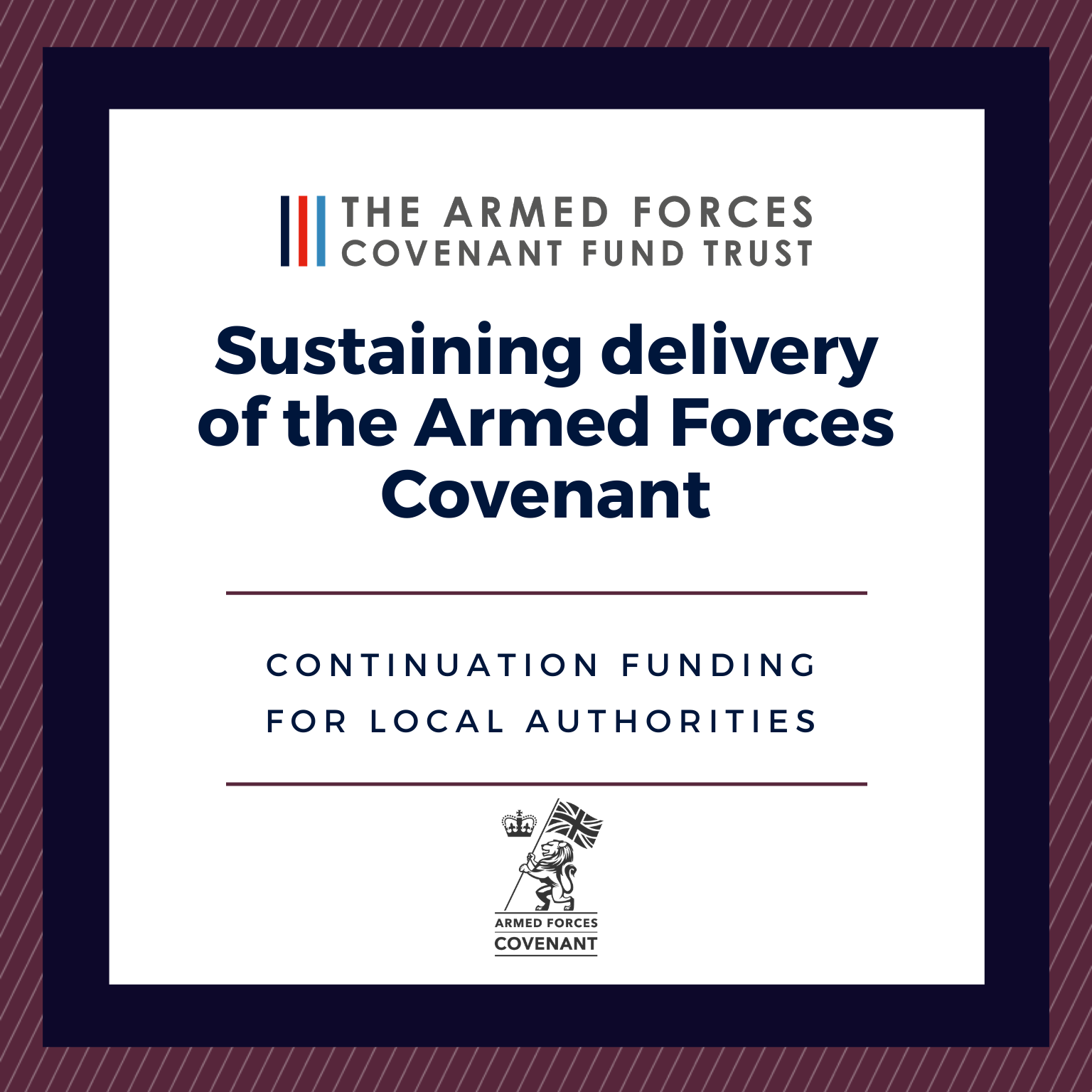 Sustaining Delivery of the Armed Forces Covenant programme : Armed ...
