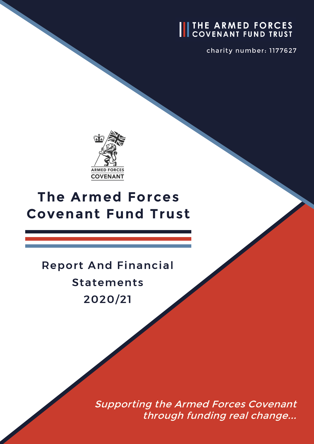 Armed Forces Covenant Fund Trust annual report and accounts 2020/21 ...